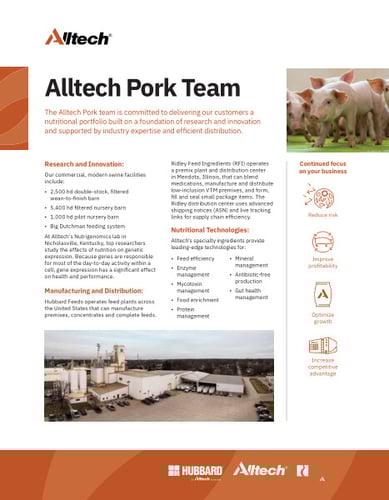 Alltech® Pork Team — Research